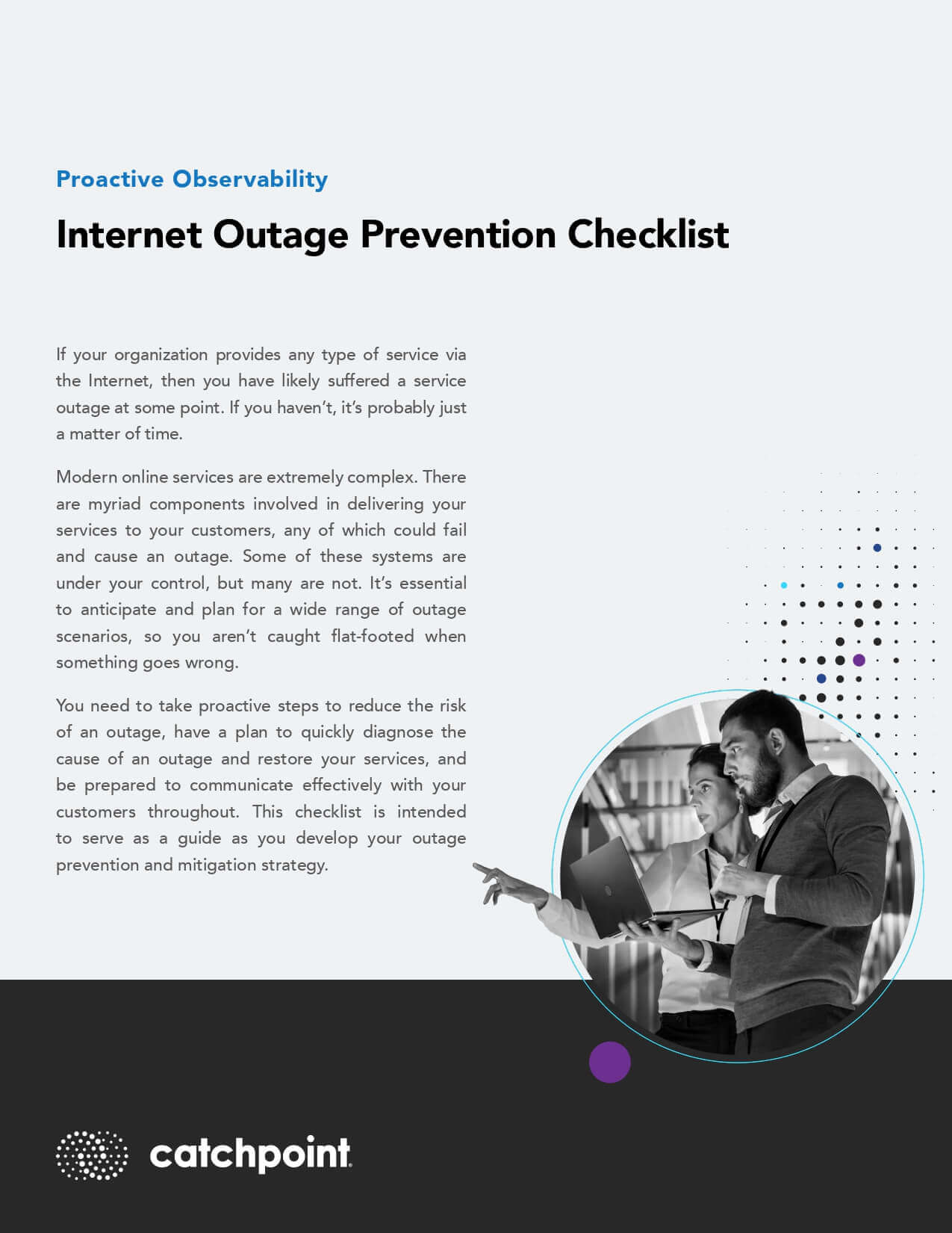 Checklist for Preventing Outages