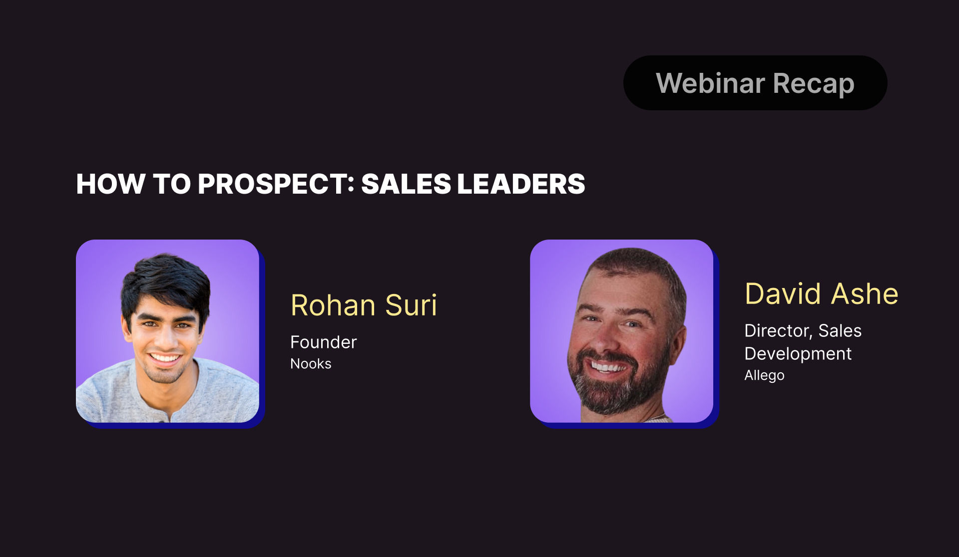 How To Prospect: Sales Leaders [Webinar Recap]