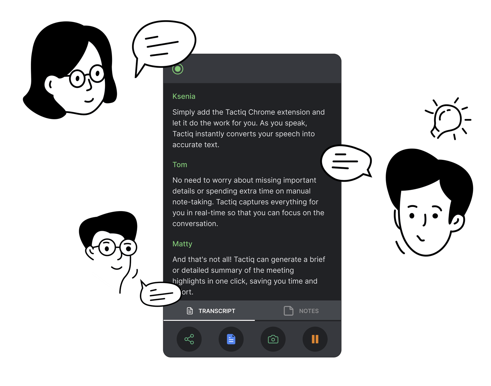 Tactiq.io - AI Meeting Transcripts for Google Meet, Zoom & Teams
