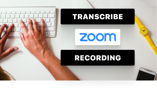 Save a transcript of Zoom local recording