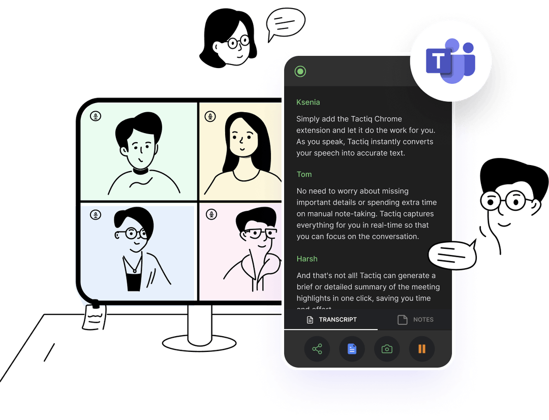 AI Note Taker For Microsoft Teams by Tactiq