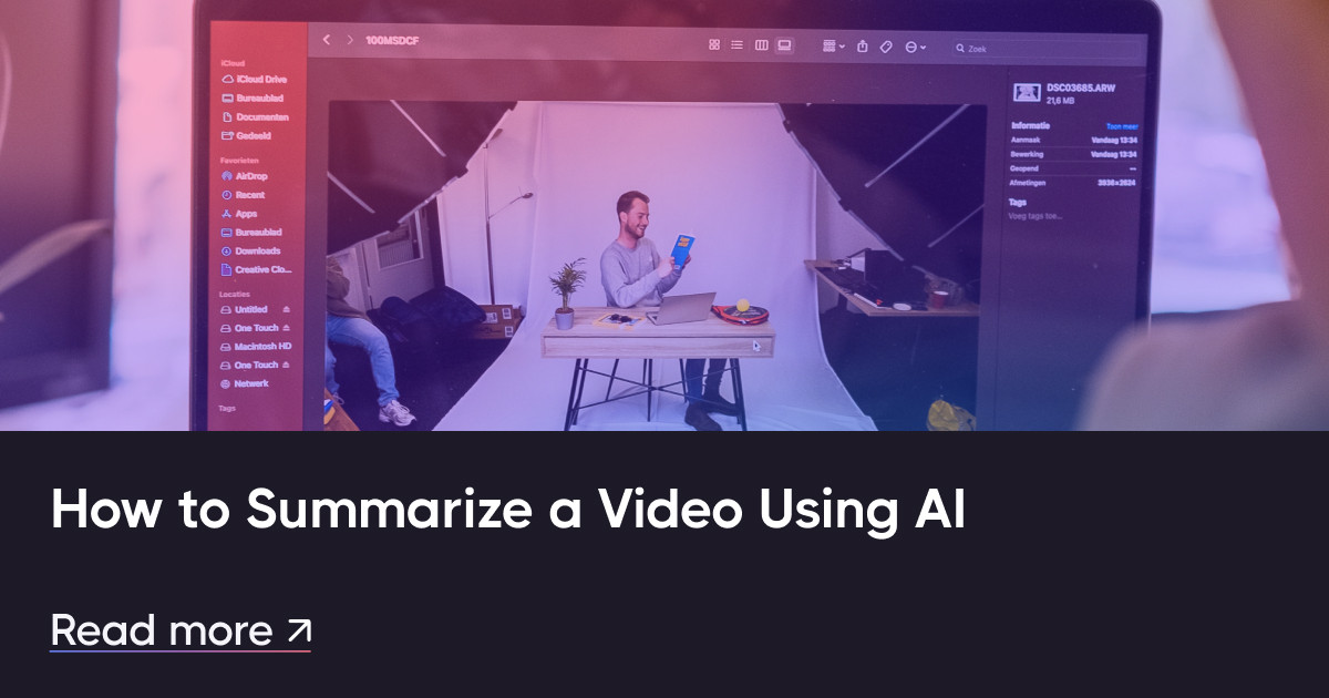 How to Summarize a Video Using AI