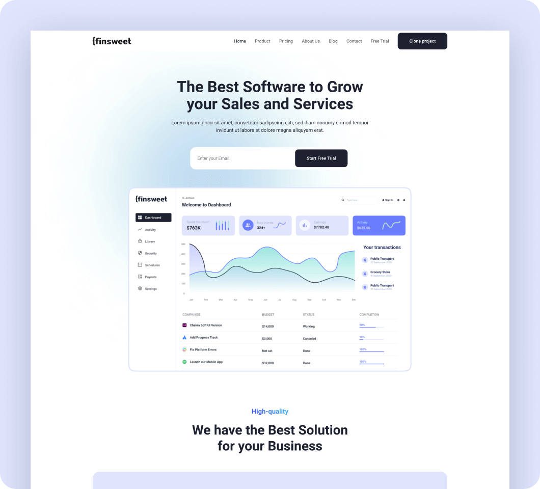 Free Webflow Templates | Flowout