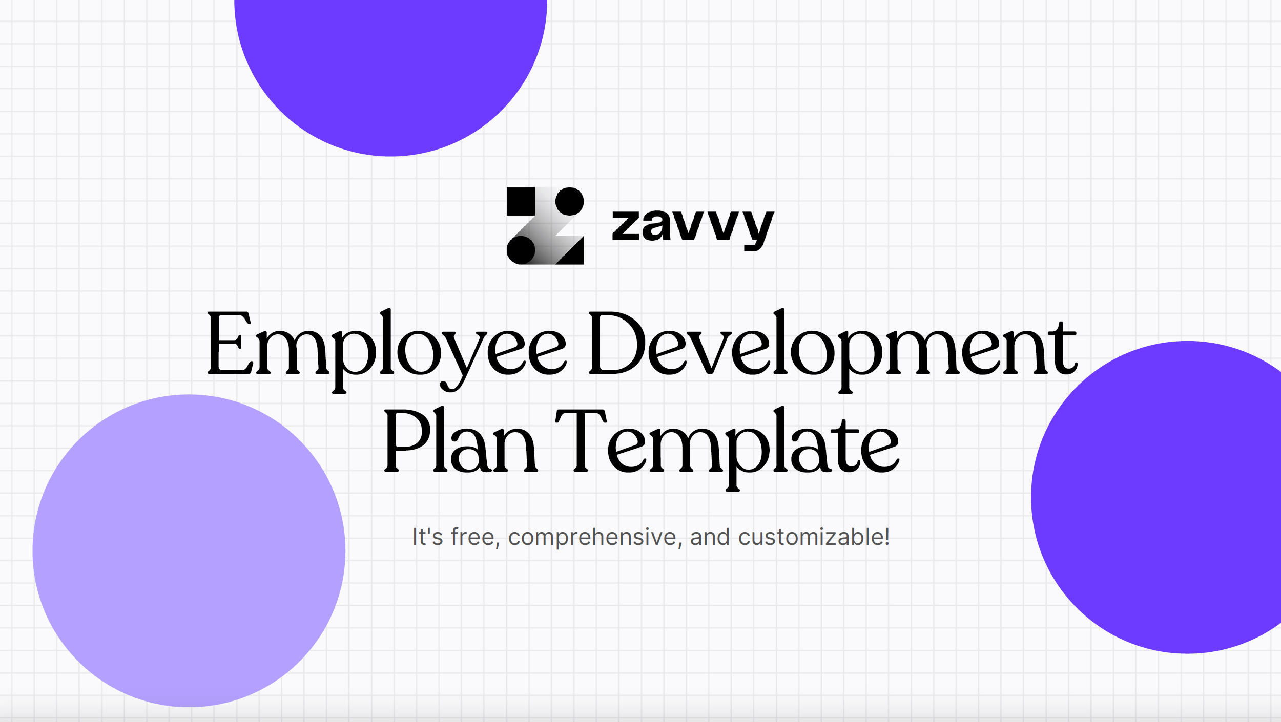 Download: Editable PDF: Employee Development Plan Template