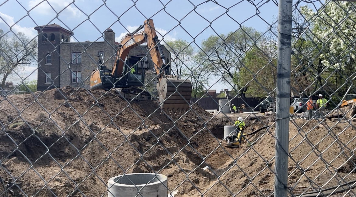 Paving Lake Chipotle