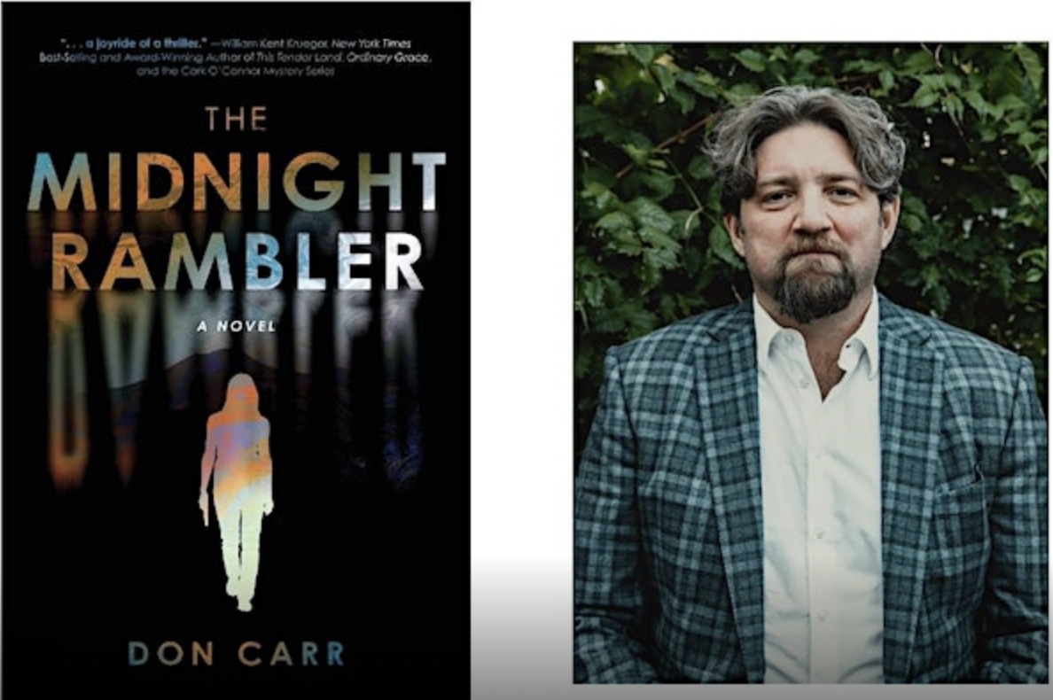 Local author celebrates eco-thriller The Midnight Rambler at Terzo