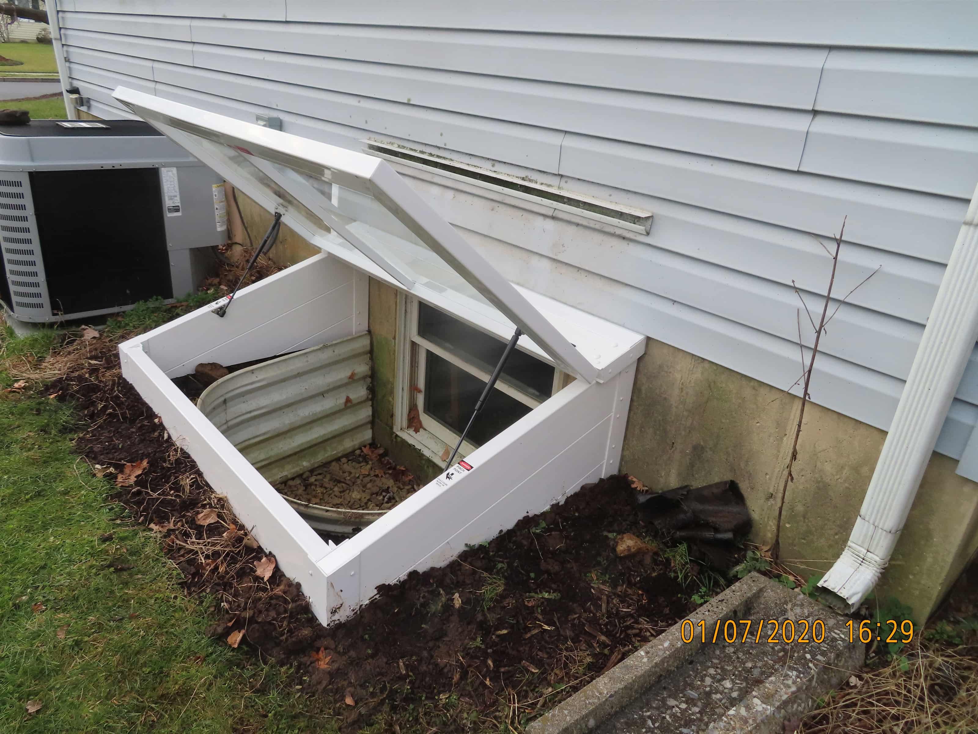 Vinyl Window Wells basement window well covers