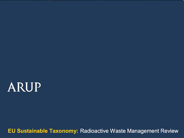 EU Sustainable Finance Taxonomy: The case to unlock sustainable funding for nuclear industry