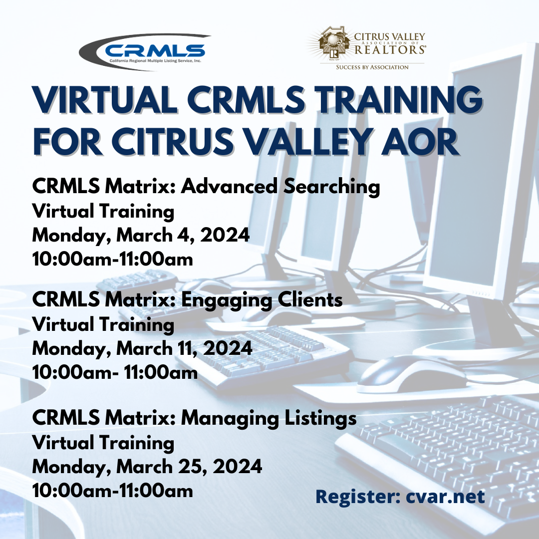 CVAR Calendar of Events