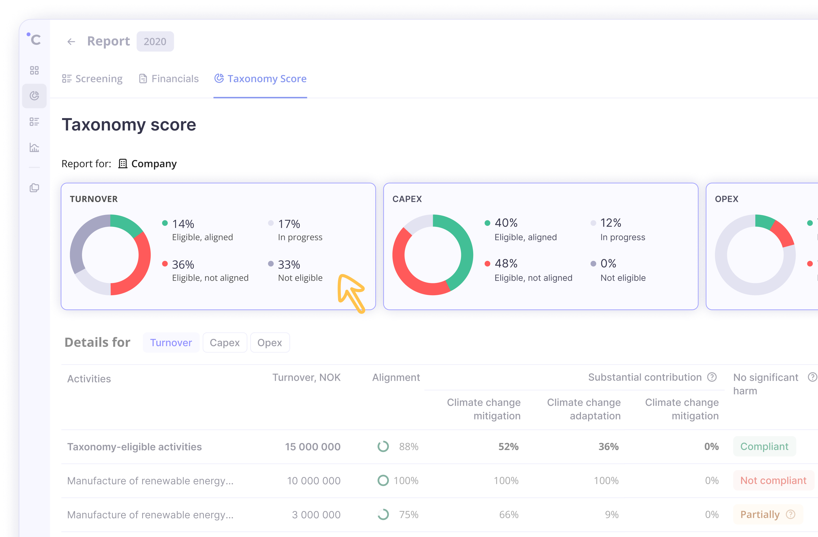 Celsia - Sustainability reporting software