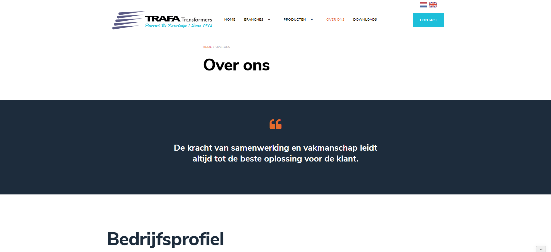 Over ons | Trafa B.V.