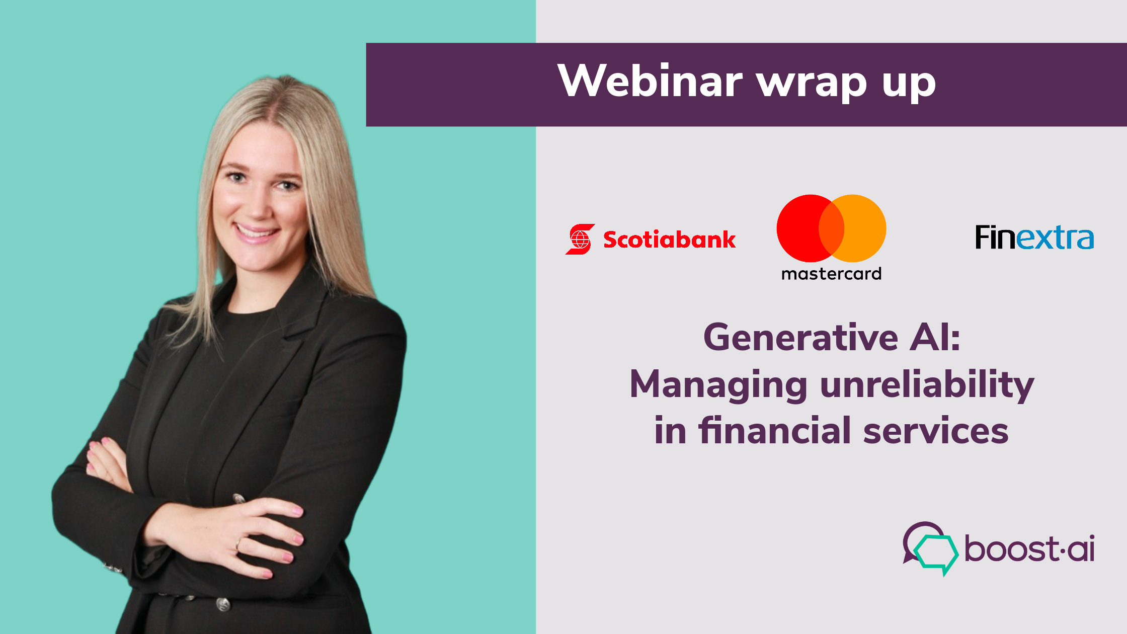 Generative AI: Managing unreliability in financial services