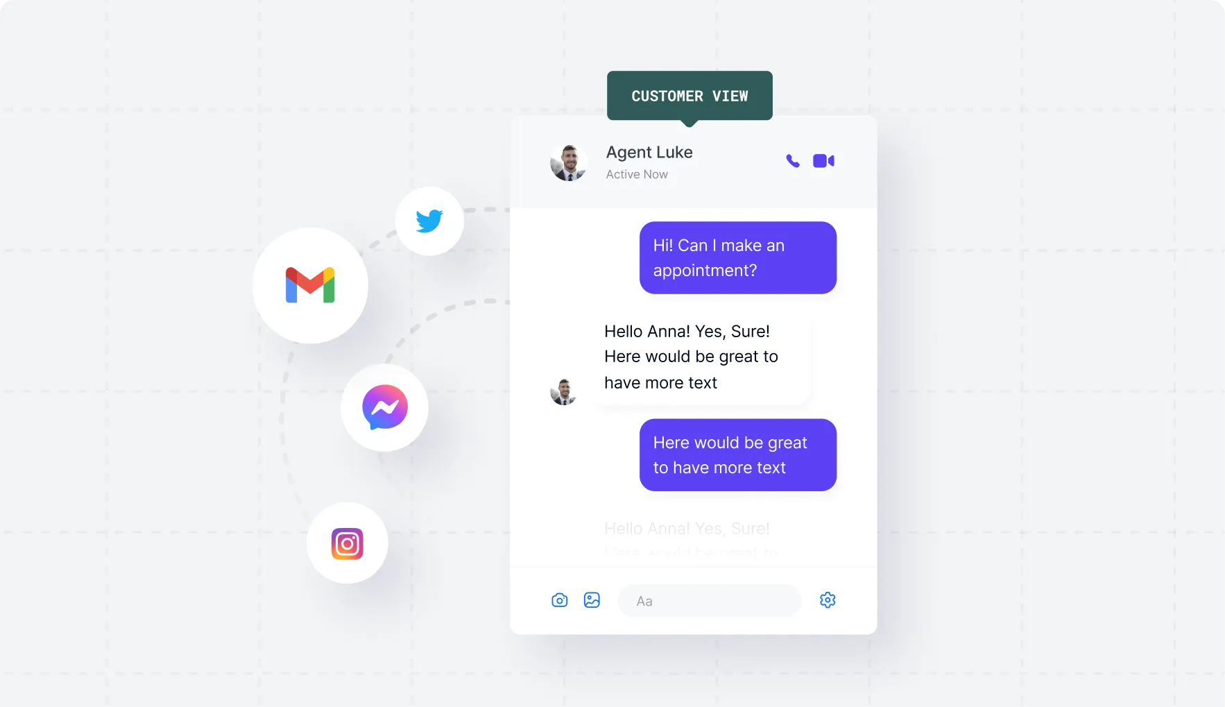 On-premise chat for secure messaging