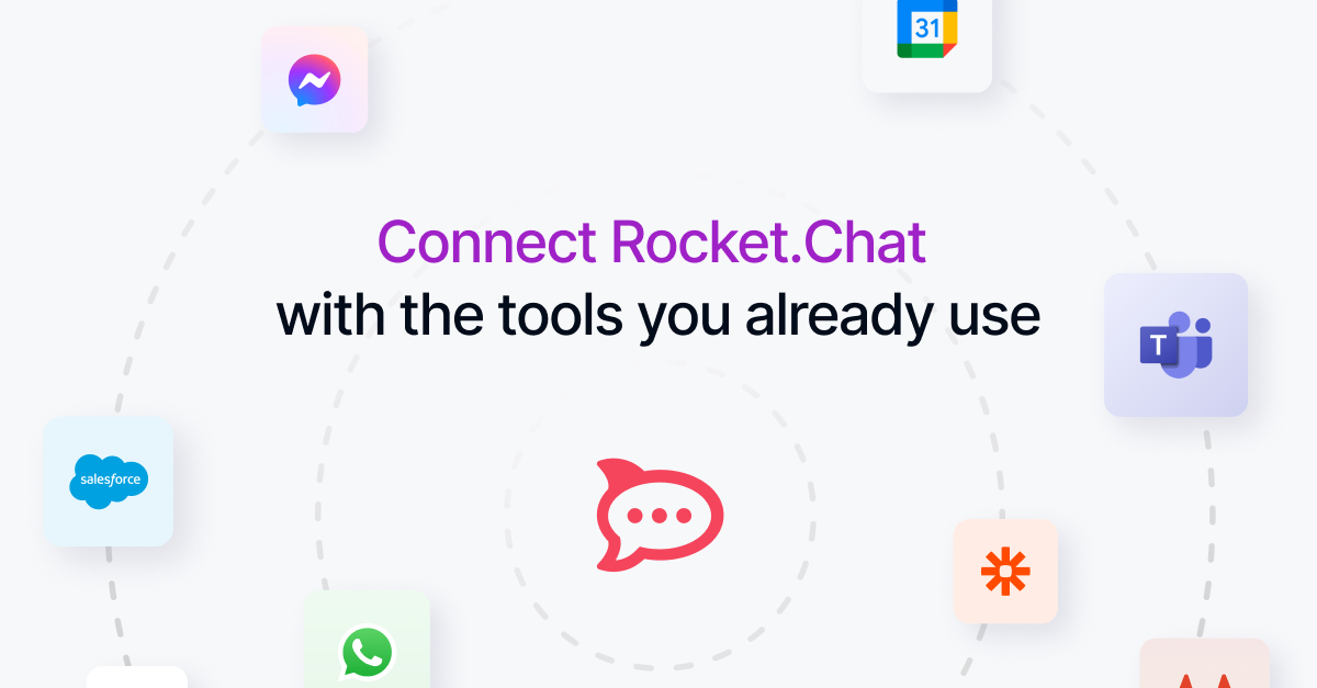 Connect Rocket.Chat with the tools you already use