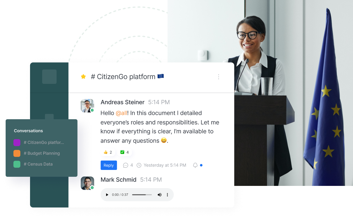 Sovereign collaboration for EU government organizations