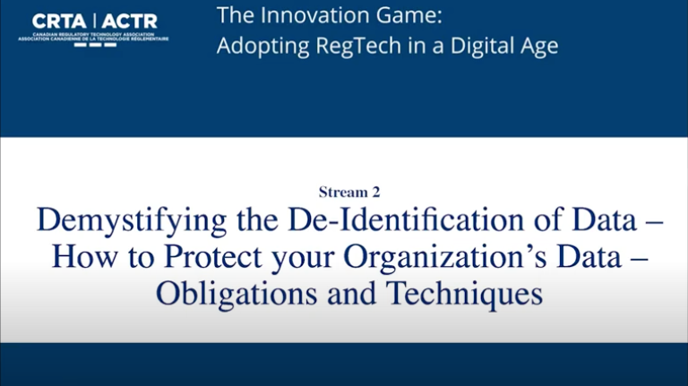 Demystifying the De Identification of Data - How to Protect your ...