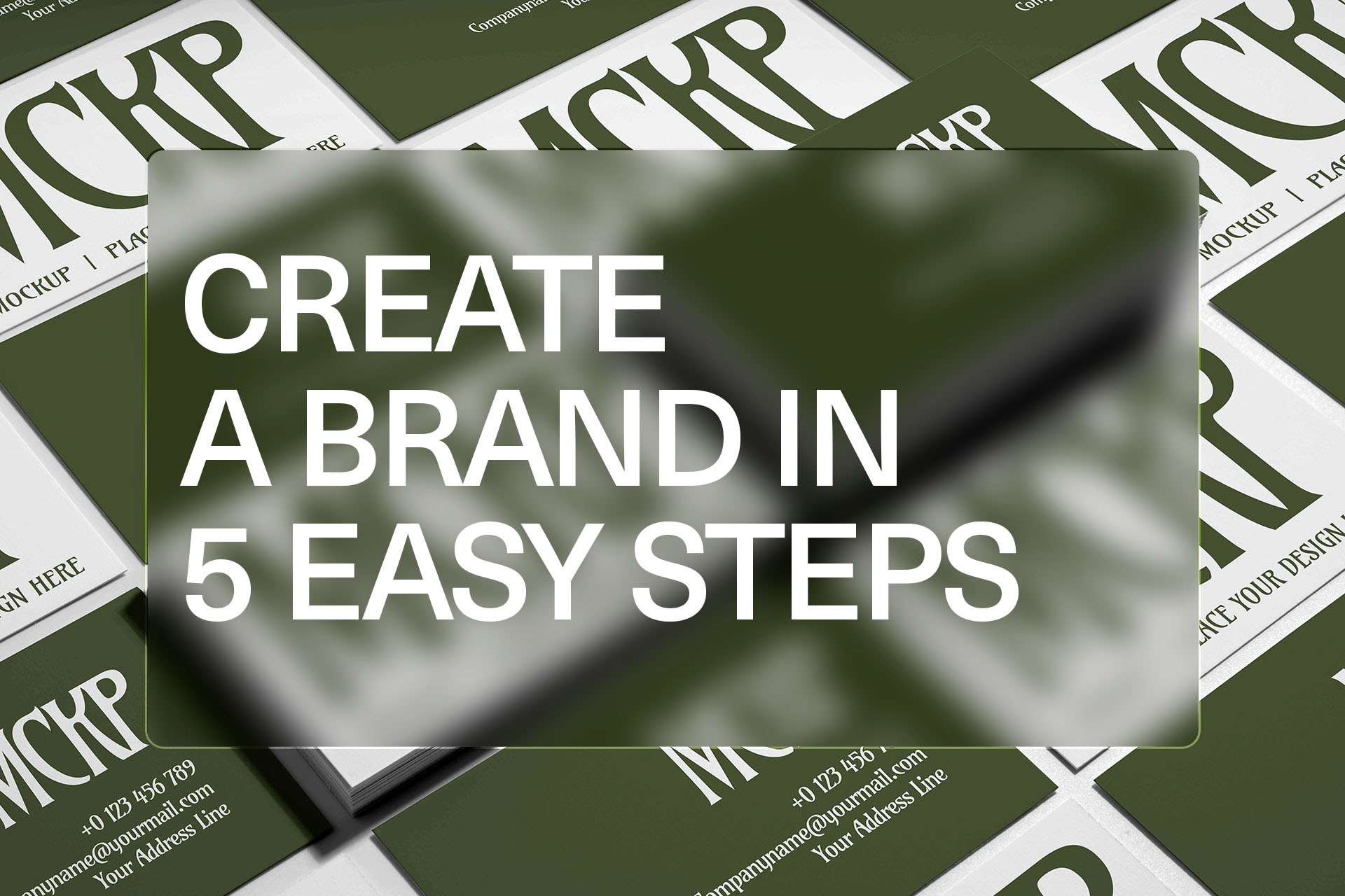 Create A Brand In 5 Easy Steps