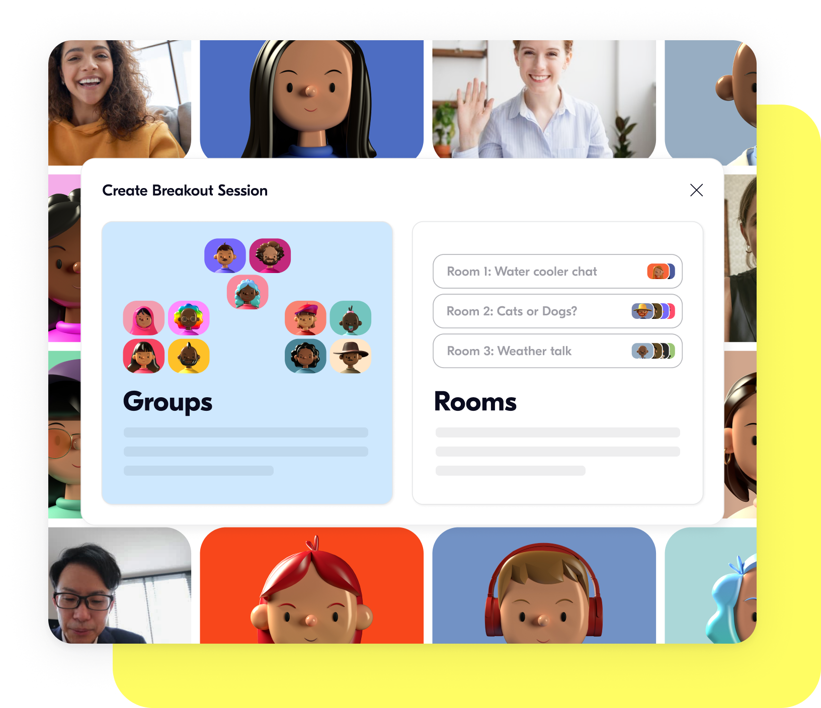 Butter Breakouts | Easy virtual breakout rooms & groups