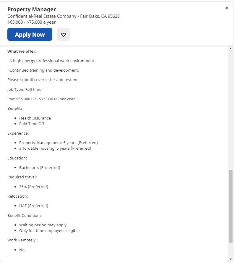 Job Description Template for a Residential Property Manager | Showdigs