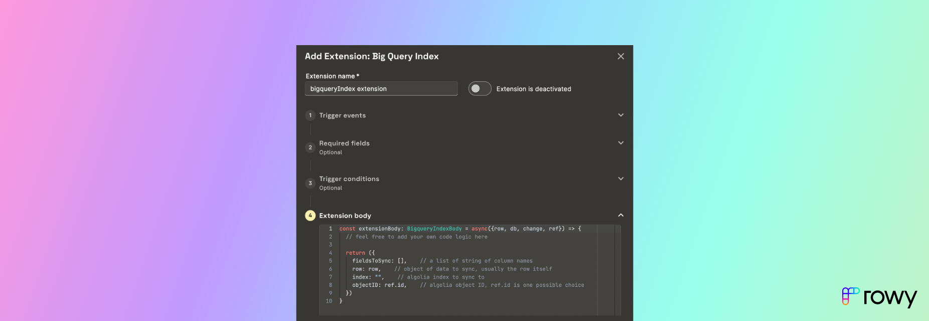 Low code platform for Google cloud and Firebase - Integrate BigQuery ...