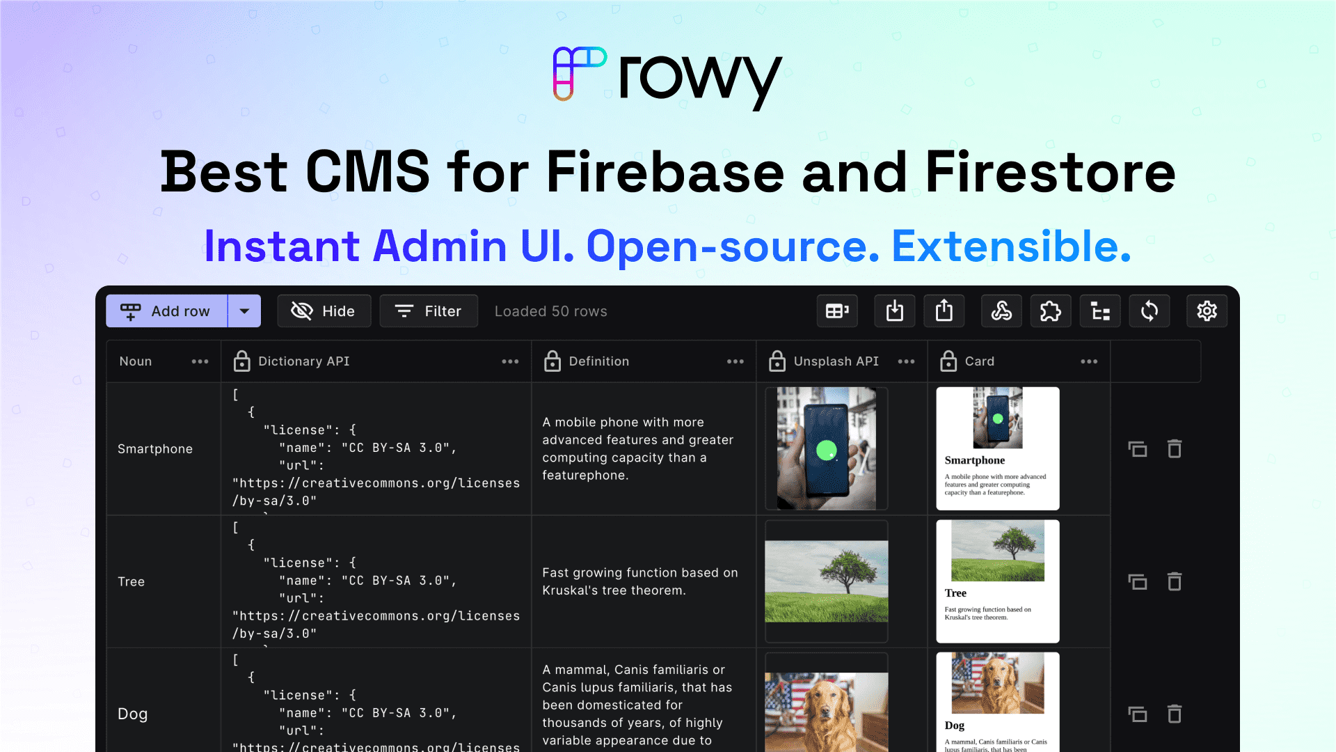 CMS for Firebase and Firestore