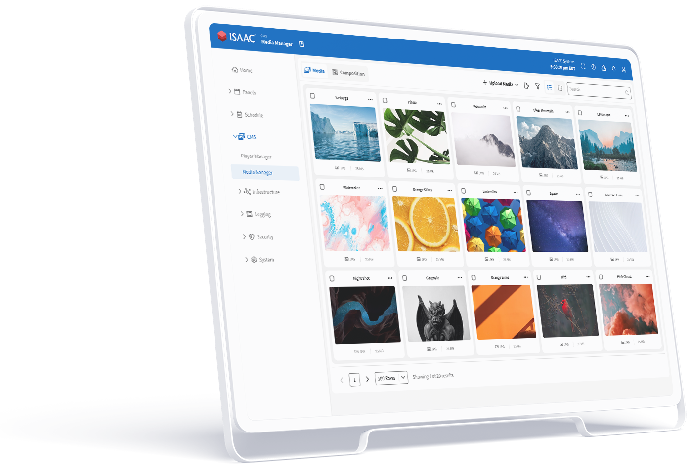 ISAAC | Interface For AV Monitoring and Management