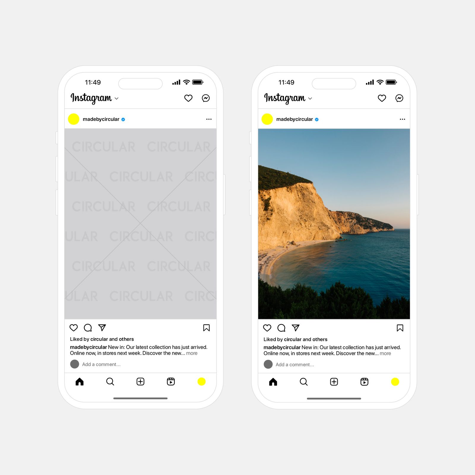 Instagram Frames — Made by Circular — Adobe brand templates for ...