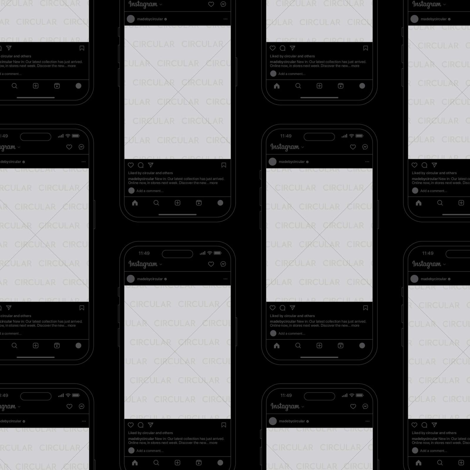 Instagram Frames — Made by Circular — Adobe brand templates for ...