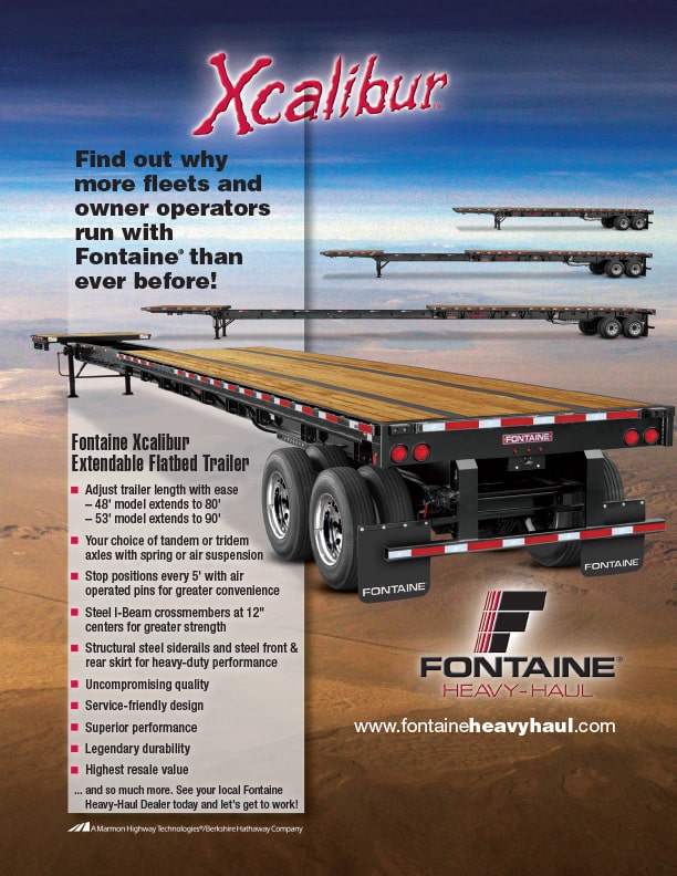 Xcalibur | Extendable platform trailers for the "long haul"
