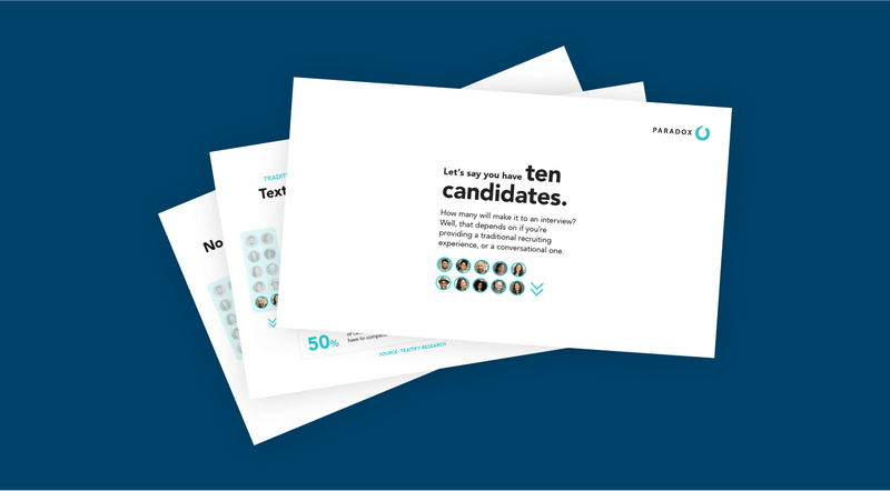 Best in class candidate conversion. — Paradox