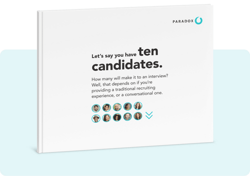 Candidate Drop-off Chart — Paradox