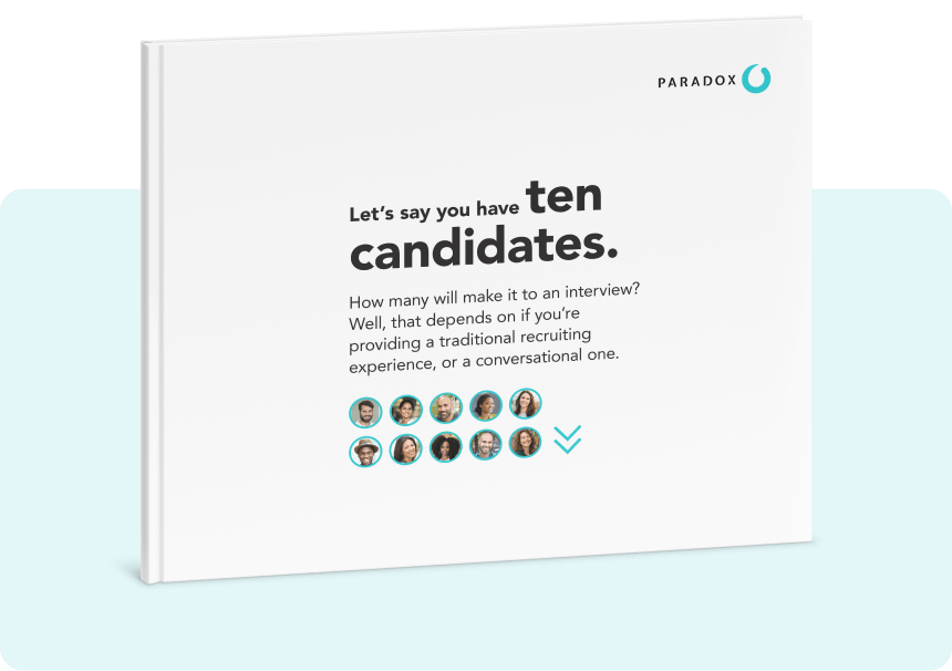 Candidate Drop-off Chart — Paradox