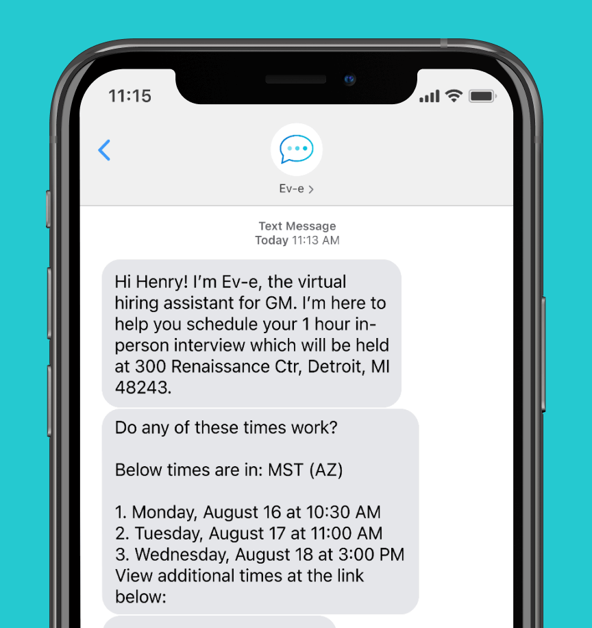 General Motors Hires Top Talent through Interview Scheduling Automation ...