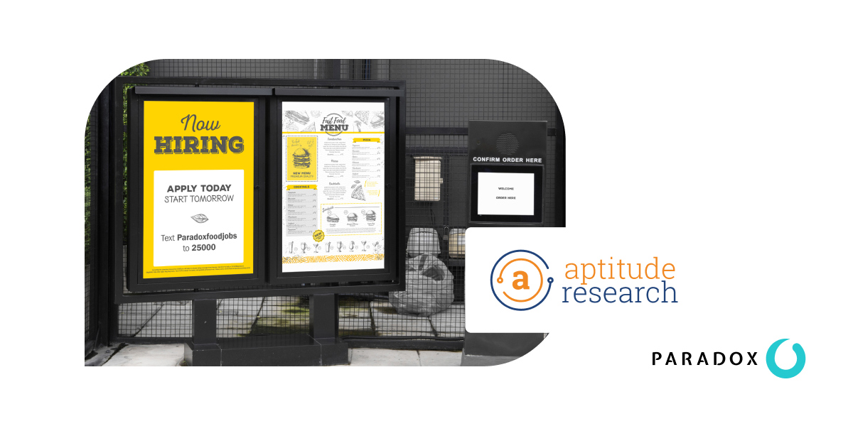 Drive-thru hiring: Aptitude Research report. — Paradox