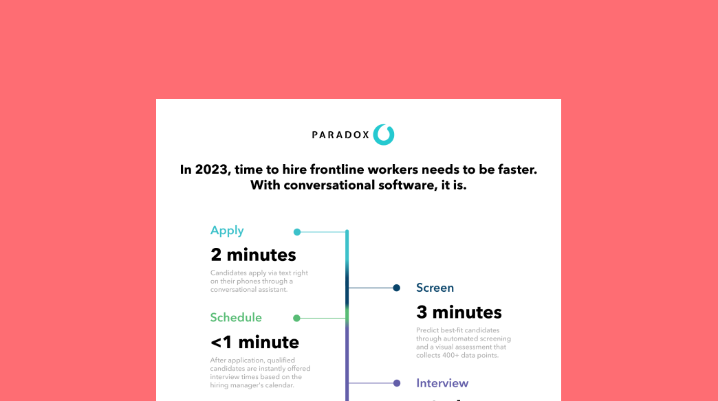 Reduce time to hire. — Paradox
