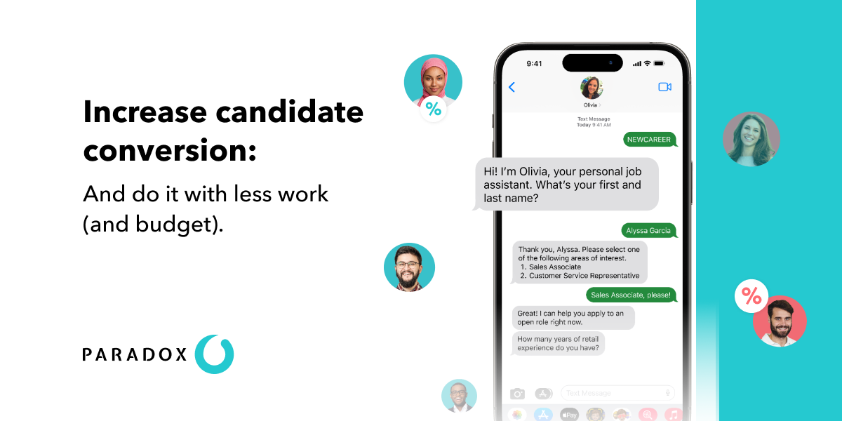 Best in class candidate conversion. — Paradox
