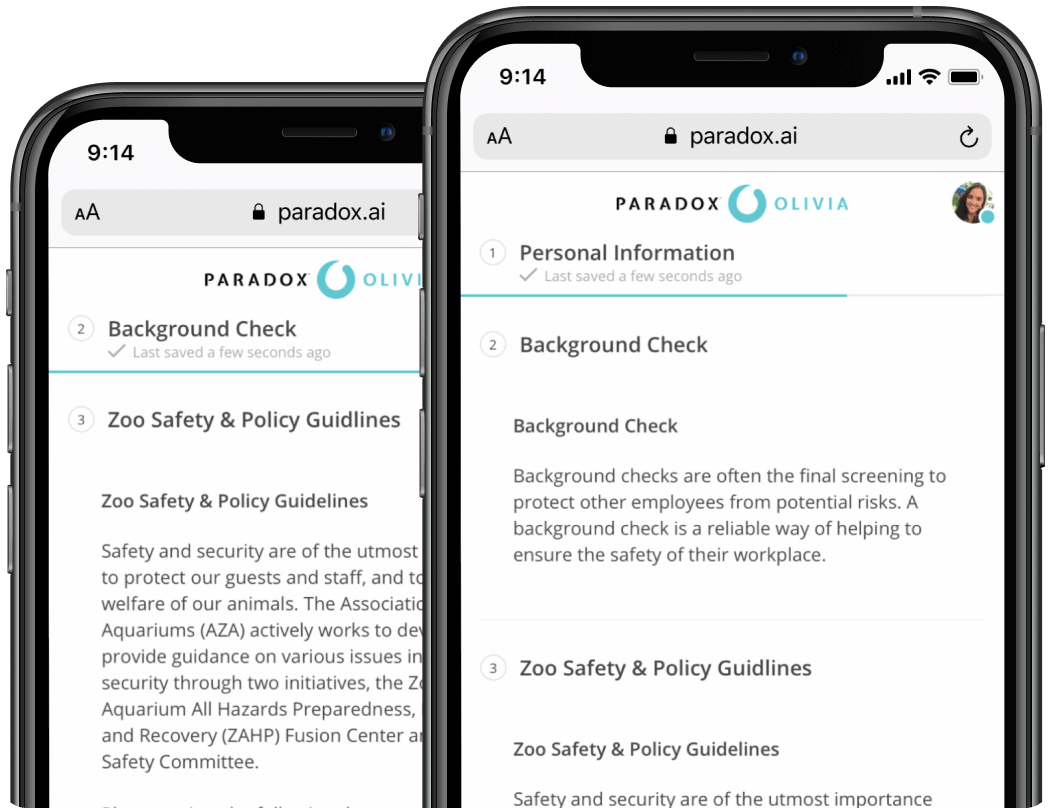 Post-Hire Onboarding Software — Paradox