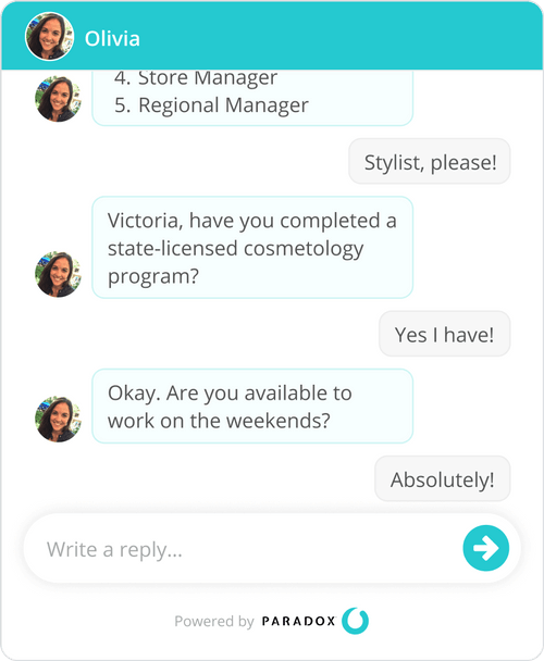 Candidate Screening Software — Paradox