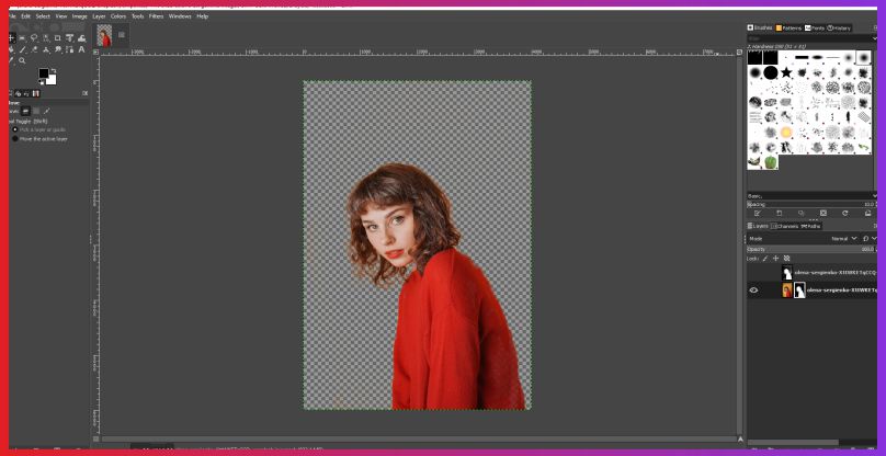 How to Remove Background in from GIMP