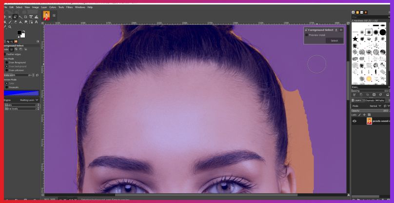 How to Remove Background in from GIMP