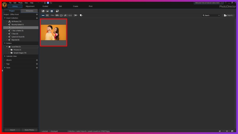 Remove background from PhotoDirector