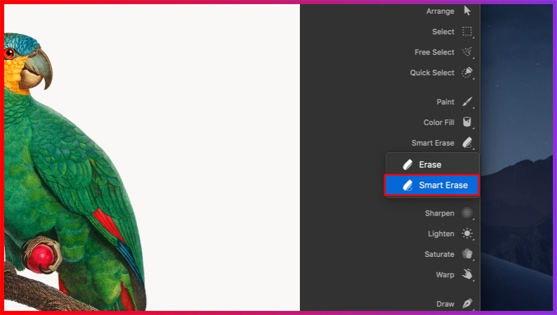 Remove background from Pixelmator Pro