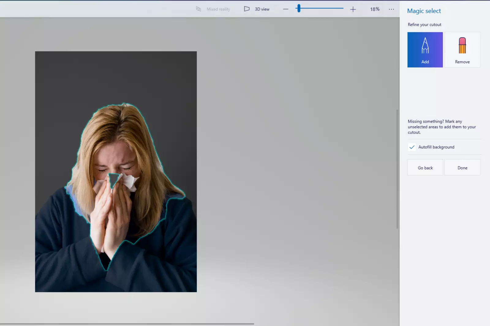 How to Remove the Background of a Photo with Paint 3D