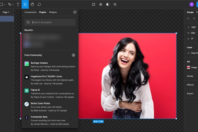 How to Remove background in Figma