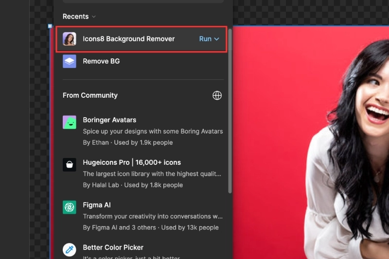How to Remove background in Figma