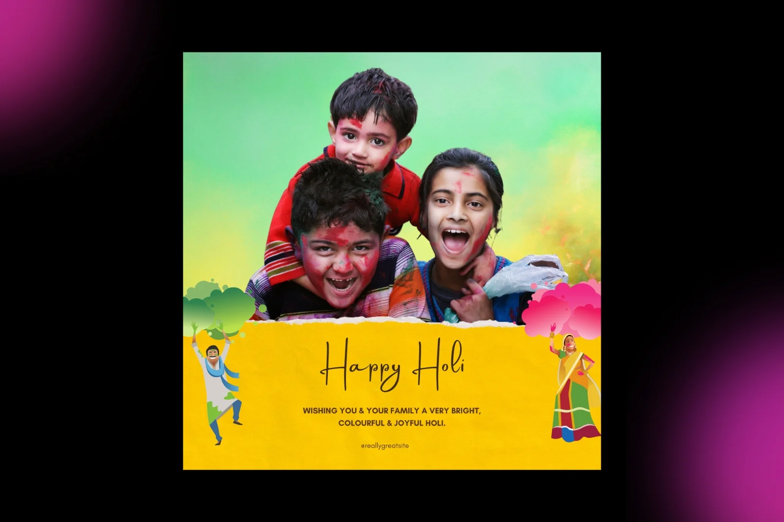 Inspiring Ideas to Design your Holi Greetings with Erase.bg