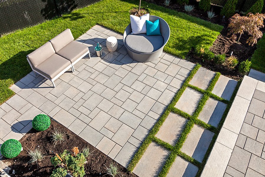 Blu 60mm HD2 Paver, Champlain Grey | Techo-Bloc | Stone Center