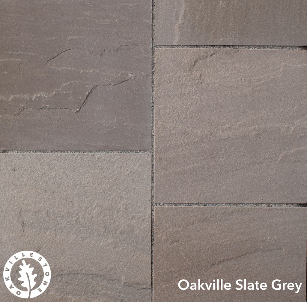 Slate Grey | Oakville | Patterned Flagstone | Stone Center