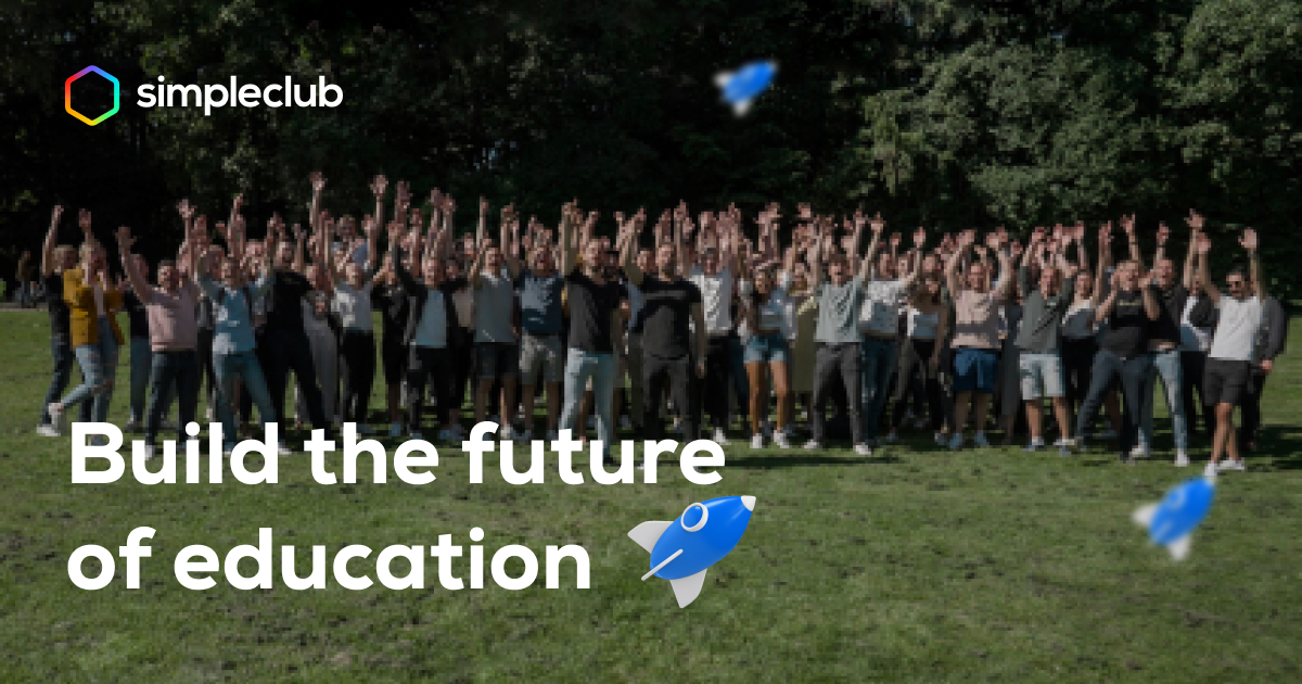 Build the future of education | Careers at simpleclub