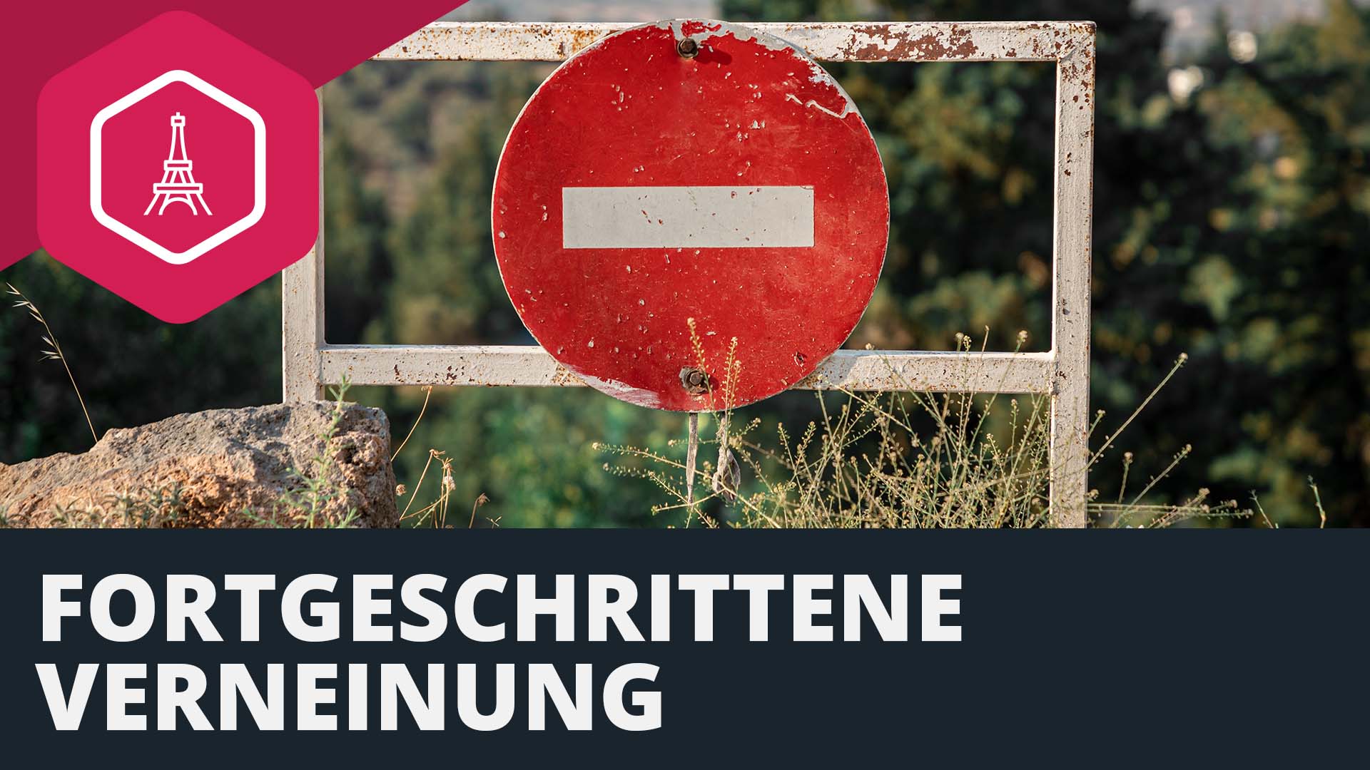 Fortgeschrittene Verneinung einfach erklärt - simpleclub